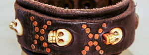 Bone Skull Cuff – gbb Custom Leather